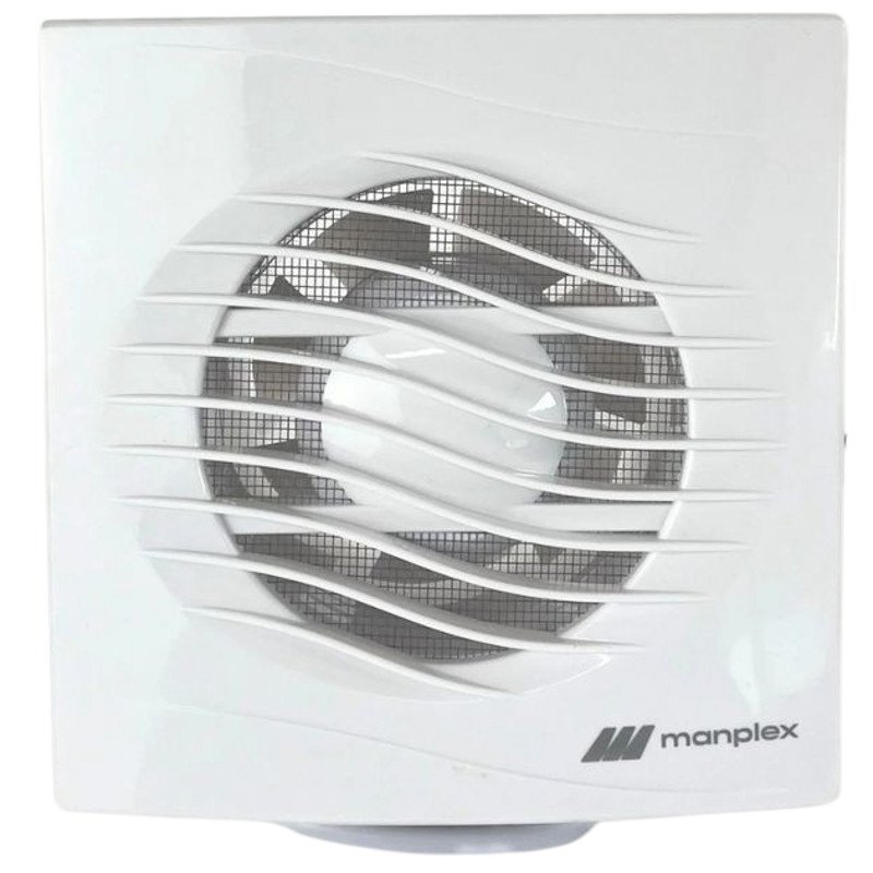 BLUFERSHOP - Exaustor Banheiro Lavabo Residencial 100mm Bivolt Manplex
